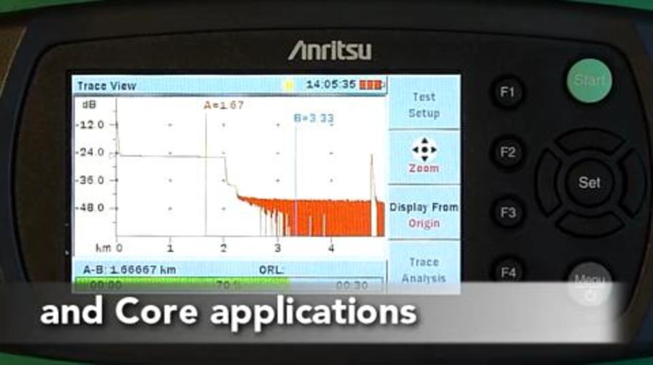 A Revolutionary OTDR - アンリツ｜電子計測器ビデオポータル